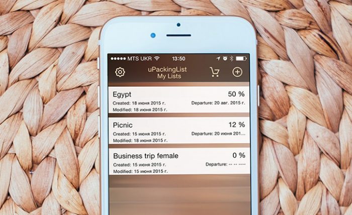 Travel Packing List App for iPhone Free on AppStore
